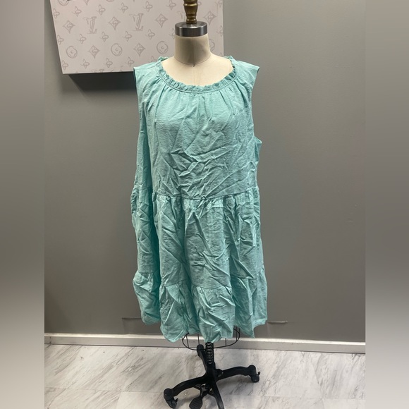LOFT | Dresses | Loft Plus Turquoise Midi Dress Size 8 | Poshmark